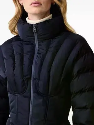Elisabetta Franchi Quilted Corset-style Down Jacket
