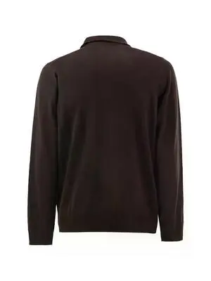 Alpha Studio Merino Wool Zip-up Cardigan