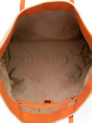Fendi 20th Century Medium Raffia Roll Tote Bag