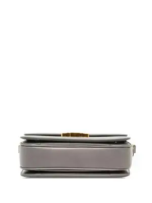 Celine 2025 Classique Shiny Calfskin Triomphe Crossbody Bag