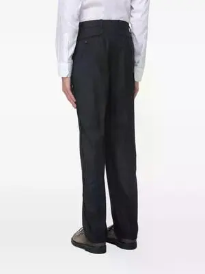 PAURA Troy Frayed-edge Tailored Trousers