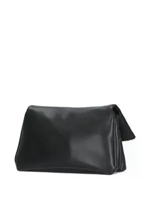 THEMOIRE Foldover-top Buckle-strap Shoulder Bag - Black
