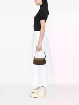 LOUIS VUITTON 2002 Damier Ebene Navona Shoulder Bag