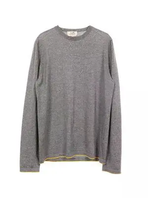 Hermès 2010s Crew-neck Sweater - Grey