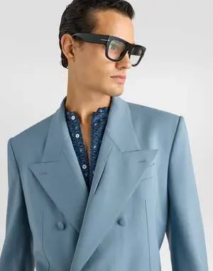 Dolce & Gabbana Double-breasted Sinatra Wool Gabardine Jacket