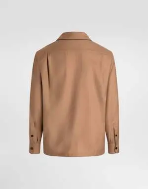 Dolce & Gabbana Hawaii Wool Twill Shirt