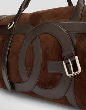 Dolce & Gabbana Dg Belt Travel Bag In Split Leather
