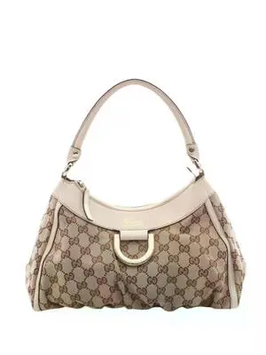 Gucci 2000s Abby Gg Canvas Shoulder Bag