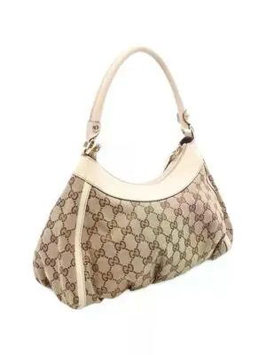 Gucci 2000s Abby Gg Canvas Shoulder Bag