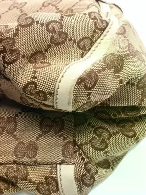 Gucci 2000s Abby Gg Canvas Shoulder Bag