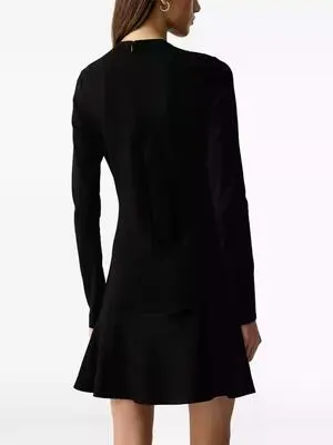 Karl Lagerfeld Logo-embroidered Flared Mini Dress