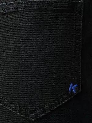 Karl Lagerfeld Logo-patch Wide-leg Jeans
