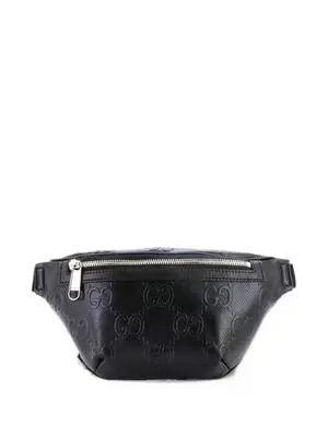 Gucci Gg Embossed Perforated Leather Small Belt Bag