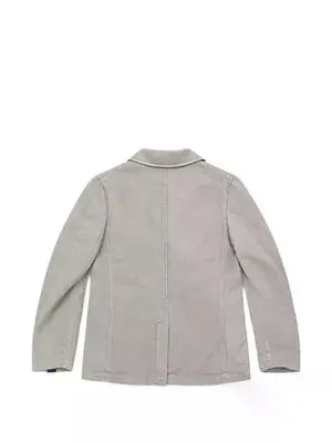 SANTANIELLO Zagara Single-breasted Blazer - Grey