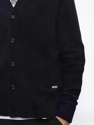 Wood Wood Wwlogo Cardigan