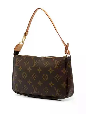 LOUIS VUITTON 2002 Monogram Pochette Accessoires Shoulder Bag