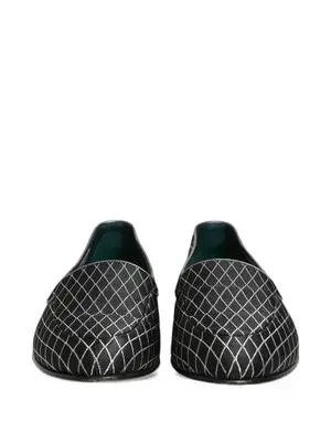 Dolce & Gabbana Diamond-stitched Slip-on Loafers