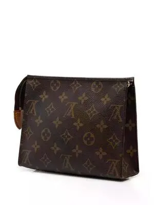 LOUIS VUITTON 1990-2010 Monogram Toiletry Pouch 19 Clutch Bag