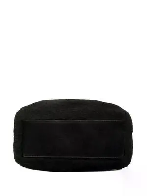 Loewe 2003 Shearling Anagram Vertical Zip Tote Bag