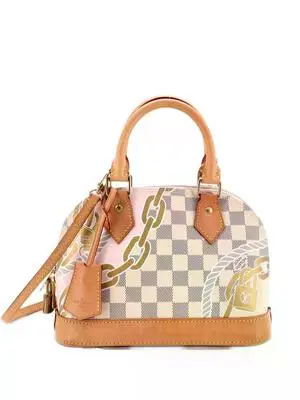 LOUIS VUITTON Alma Handbag Limited Edition Nautical Damier Bb Satchel - Multicolour