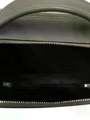 Prada 2013-2026 Medium Saffiano Brique Bag Satchel