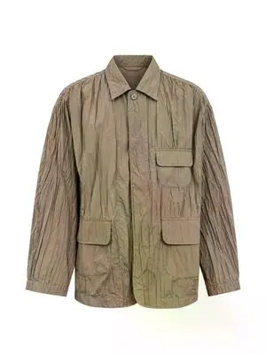 FRANZESE COLLECTION Brad Pitt Pleated Safari Jacket - Neutrals