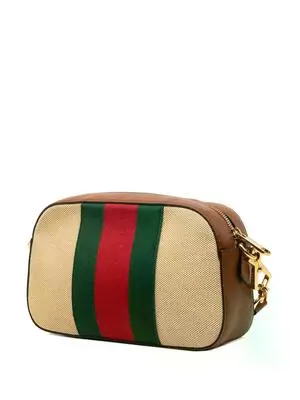Gucci 2000-2015 Canvas Web Camera Bag Crossbody Bag