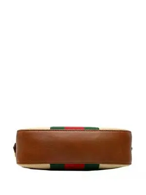 Gucci 2000-2015 Canvas Web Camera Bag Crossbody Bag