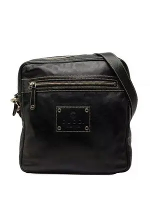 Gucci 2000-2015 Calfskin Crossbody Bag - Black