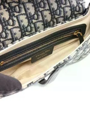 Dior 2010s Oblique Saddle Shoulder Bag