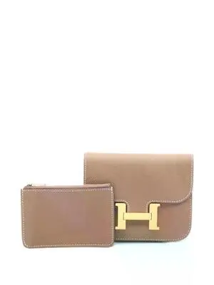 Hermès 2023 Constance Slim Leather Wallet