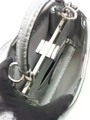 Fendi 2010s Mini Peekaboo Selleria Tote Bag