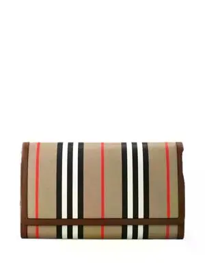 Burberry Hannah Icon Striped Cross Body Bag - Neutrals