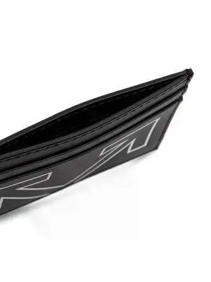 Off-White Arrows-print Leather Card Holder