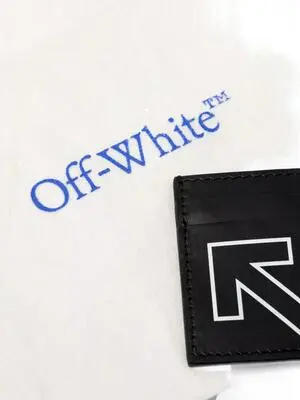 Off-White Arrows-print Leather Card Holder