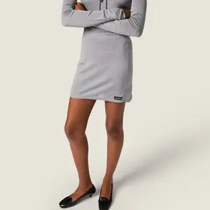Miu Miu Silk And Jersey Dress