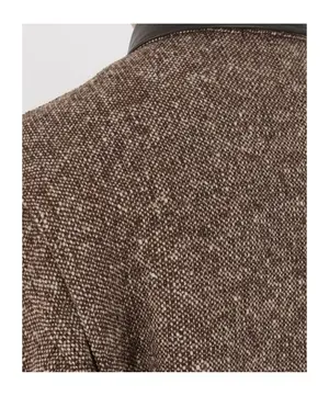 Auralee Tweed Zip-up Casual Jacket