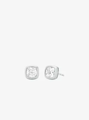 Michael Kors Cushion Cut Cubic Zirconia Stud Earrings In By