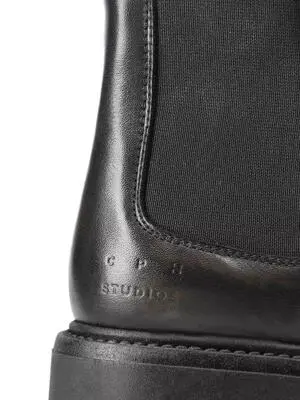 COPENHAGEN  Leather Chunky-sole Ankle-high Chelsea Boots