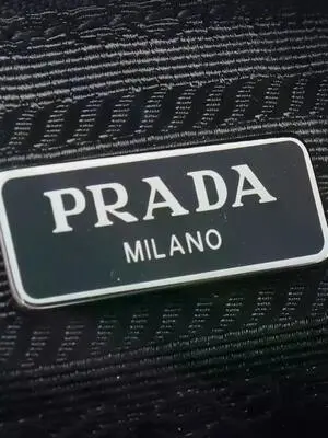 Prada Re-nylon Saffiano Leather Pouch