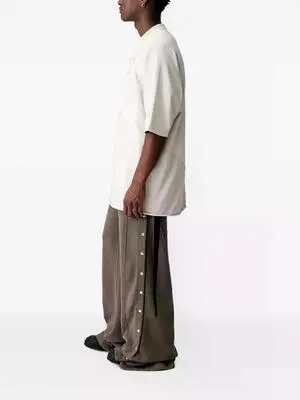 Rick Owens Pentagram-stitch Short-sleeve T-shirt - Neutrals