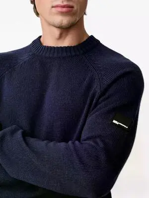 Karl Lagerfeld Logo-patch Raglan-sleeve Sweater