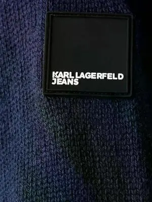 Karl Lagerfeld Logo-patch Raglan-sleeve Sweater