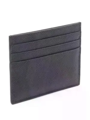 Prada 2020s Saffiano Card Case - Black