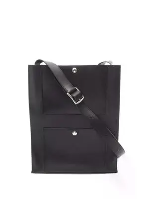Hermès 2024 Kabash Evergrain Shoulder Bag - Black