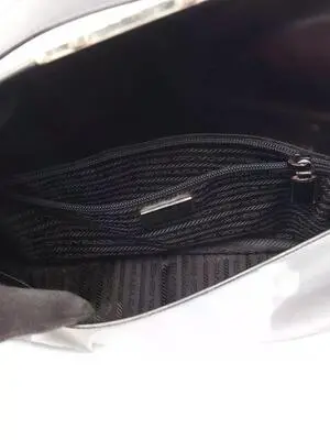 Prada 2000s Leather Shoulder Bag - Black