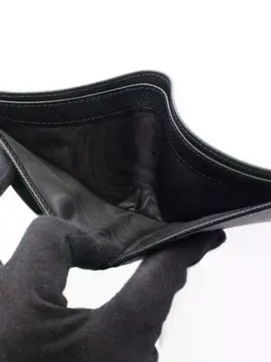 Prada Triangle-plaque Bi-fold Wallet