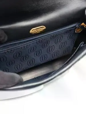Cartier 2010s Sapphire Line Chain-detail Shoulder Bag - Blue