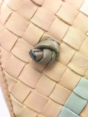 Bottega Veneta 2010s Intrecciato Abstract Shoulder Bag