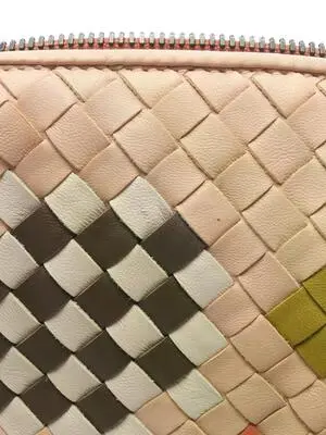 Bottega Veneta 2010s Intrecciato Abstract Shoulder Bag